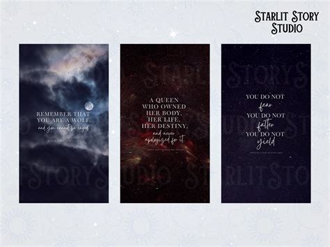 Acotar Series Quotes Phone Wallpapers Digital Download Etsy