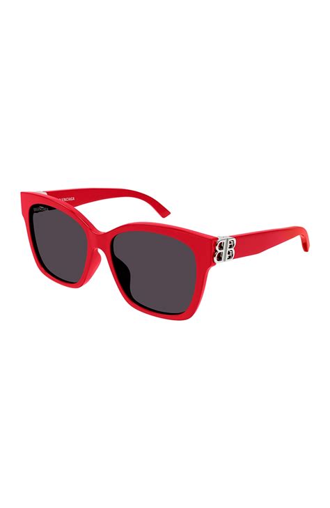 Balenciaga Women Cat Eye Red Sunglass