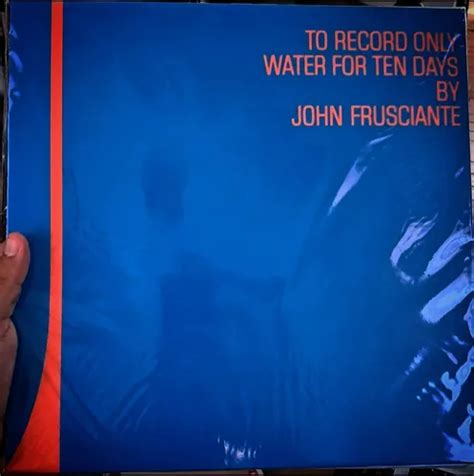John Frusciante To Record Only Water For Ten Days Cuotas Sin Interés