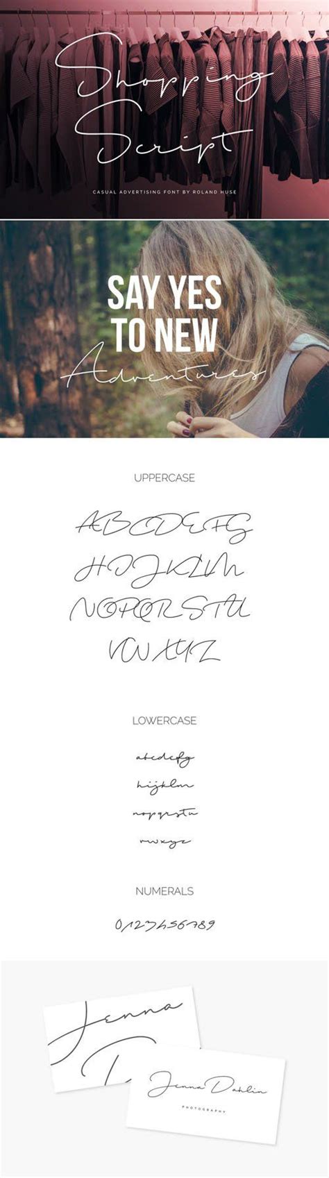 Shopping Script Font Handwritten Script Font Script Fonts Script