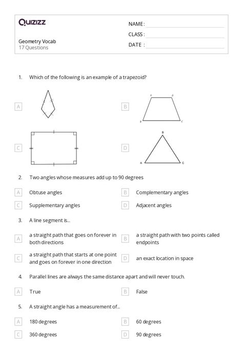 50 Complementary Supplementary Vertical And Adjacent Angles