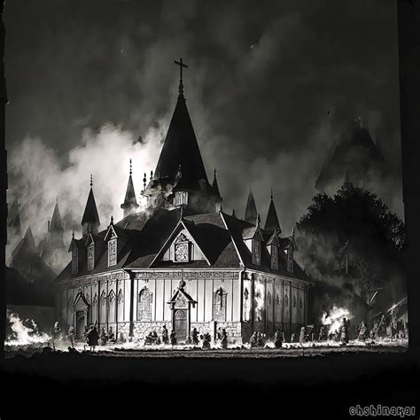 Burning Church In East Anglia By Ohshinakai On Deviantart