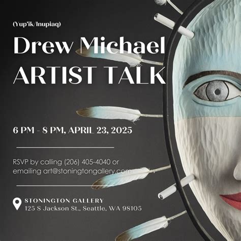 Drew Michael Artist Reception And Talk Visit Pioneer Square Seattle Wa Visit Pioneer Square