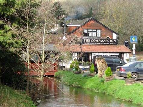 Gomshall The Compasses Inn © Colin Smith Geograph Britain And Ireland