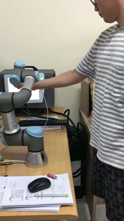 Optoforce Ft Sensor Simple Demo Ur3 Robot Arm Youtube