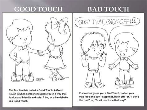 Good Touch And Bad Touch Worksheet Printable Calendars At A Glance