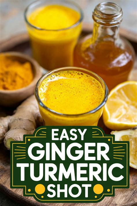 Easy Ginger Turmeric Shot Recipe