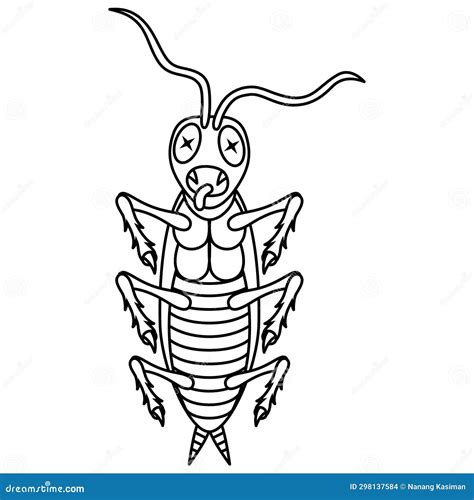 Dead Cockroach Isolated On White Generated By Ai Tool Royalty Free