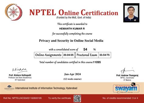 Excited To Share That Ive Successfully Completed Privacy And Security In Online Social Media