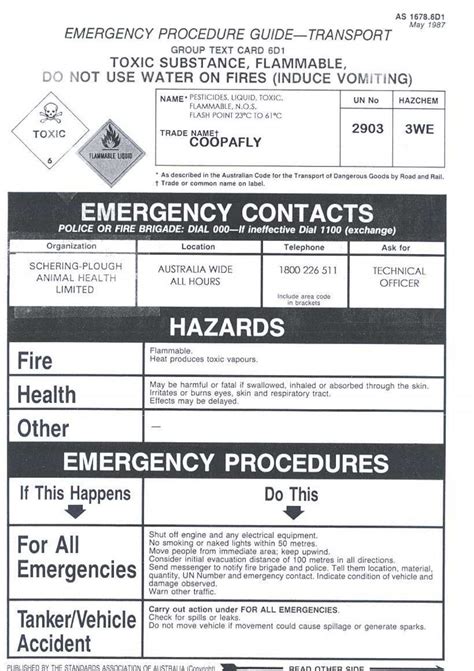 Emergency Procedure Guideâ Transport Au