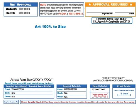 Design Proof Template