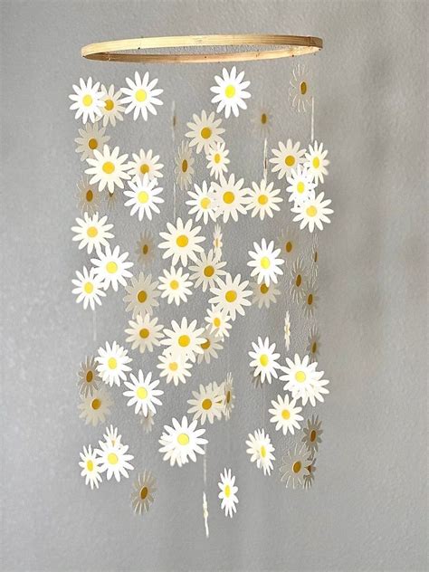 Diy Paper Daisy Wind Chime