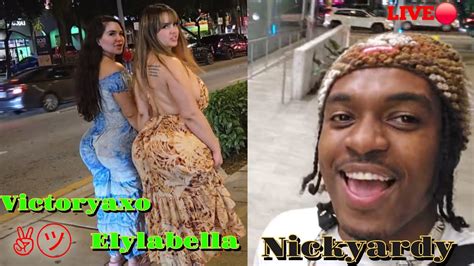 Nickyardy Live On Twitch With Victoryaxo And Elylabella Stream On