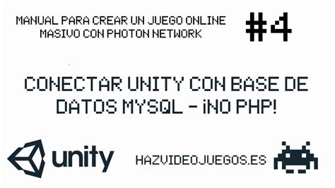 conectar mysql con unity sin php mmorpg con unity 3d 4 youtube