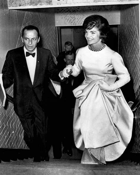 Frank Sinatra Escorting Jackie Kennedy To Her Box At A Gala 1963 R