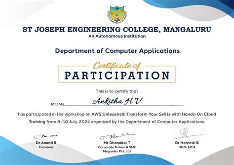 Ankitha Gowda On Linkedin Aws Cloudcomputing Continuouslearning Skilldevelopment
