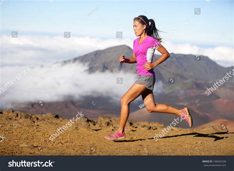 Woman Running Fast