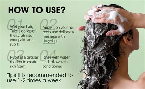 Voeruy Scalp Scrub Tea Tree Scalp Exfoliator Scrub Shampoo 2 In 1 Scalp Treatment