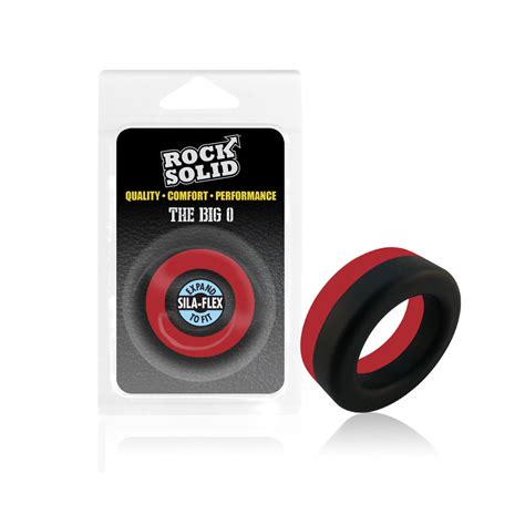 Rock Solid Big O Ring Black Red