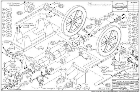 Drawings Plans For Parsell And Weed Hit And Miss Engine Model
