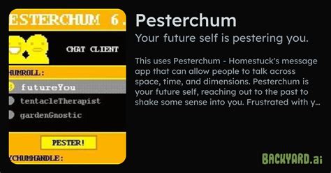 Backyard Ai Pesterchum