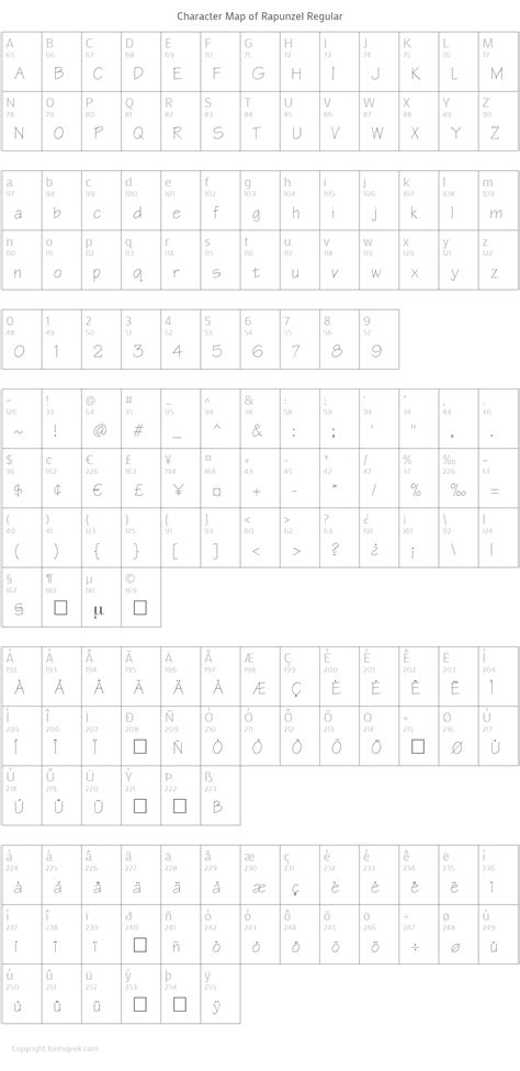 Rapunzel Font Download For Free View Sample Text Rating And More On Fontsgeek Com