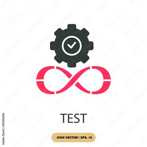 Test Icons Symbol Vector Elements For Infographic Web Stock Vector Adobe Stock