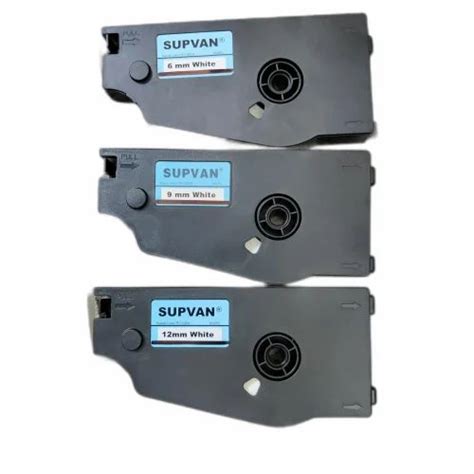 Resin Backing Material Pvc Supvan White Label Printer Tape For Pad