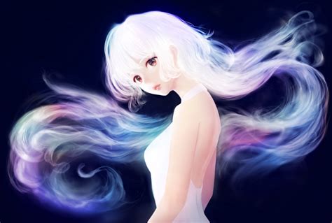 Drawings Of Anime Girls With Long Hair