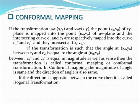 Conformal Mappingpptx Geography Science
