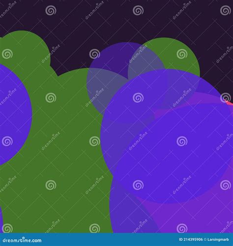 Colorful Flat Spot Simple Abstract Circles Bubble Business Background Design Stock Illustration