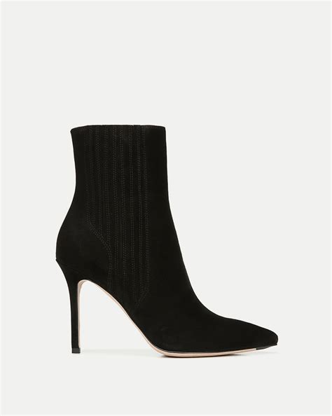 Lisa Suede Stiletto Heel Bootie Veronicabeard