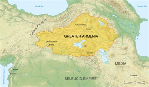 Maps Of Armenia Ancient And Medieval Armenian
