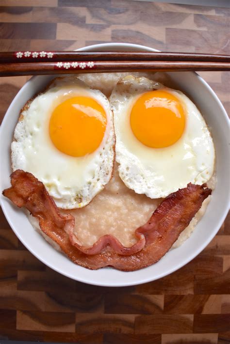 Effortless Copycat Mulan Congee With Fried Eggs