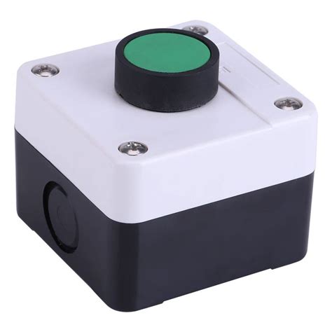 Green Weatherproof Push Button Switch Box With One Button Control For