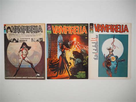 Lot 221 Vampirella 1 2 3 3 In Lot 1969 1970