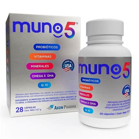 Muno 5 Cápsulas Farmacia El Quimico