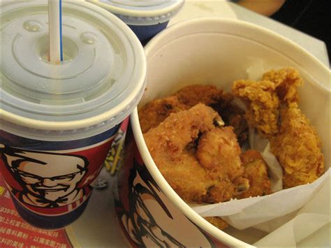 Kfc Chicken Bucket With Pepsi