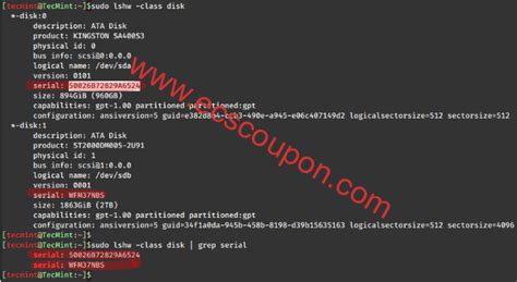 Linux查找硬盘序列号命令的几种方法整理 趣云笔记 Linux查找硬盘序列号命令的几种方法整理 趣云笔记