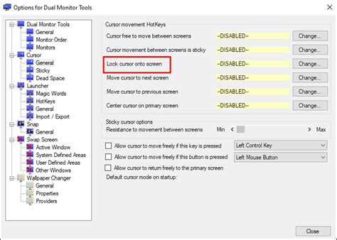 How To Lock A Mouse To One Monitor