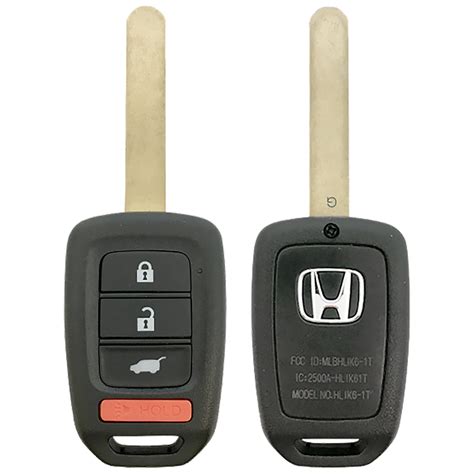 2016 Honda Hr V Remote Head Key Fob 4b W Hatch Fcc Mlbhlik6 1t Pn