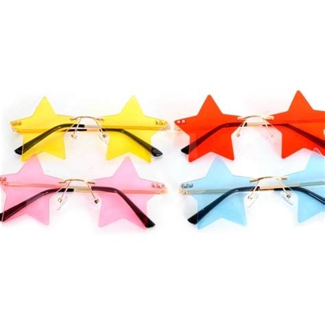 Party Glasses Perspex Star Upstage Dancewear And Costume Factory