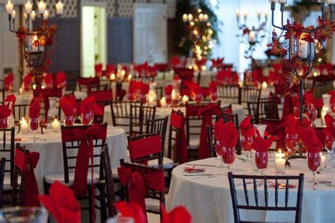 Red Reception Blackhillsreceptions Wedding Reception Decorations