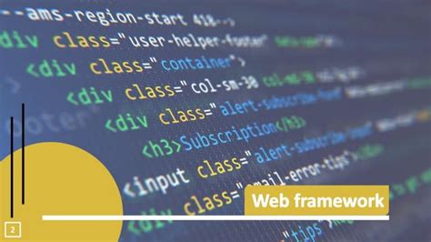 Web Programming 2 Web Framework Ppt