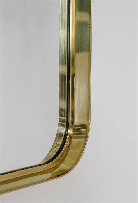 Brass Rectangular Wall Mirror Germany 1950s At 1stdibs Rectangular