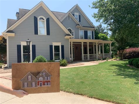 Custom House String Art Home Decor Custom Wall Hanging Sign Diy Craft