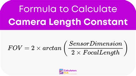 Camera Length Constant Calculator