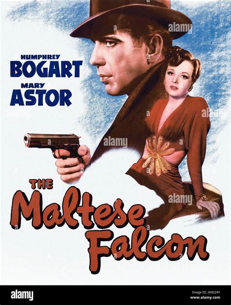 Humphrey Bogart And Mary Astor Poster Film The Maltese Falcon Usa 1941