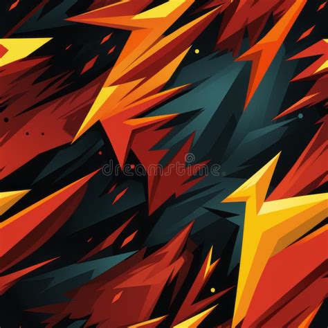 Colorful Geometric Texture Seamless Texture Ai Generated Stock Illustration Illustration Of