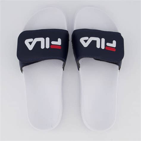 Chinelo Fila Drifter Vlc Marinho E Branco Futfanatics